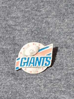 Vintage Lapel Pin. Enamel NFL NEW YORK GIANTS FOOTBALL TEAM. USA. | eBay
