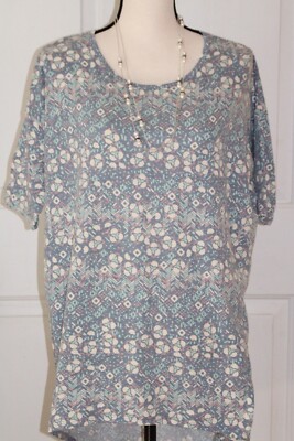 LulaRoe Irma Tunic Women's XXS ~ 1/2 Sleeve, Scoop Neck, Soft Spun Poly ...