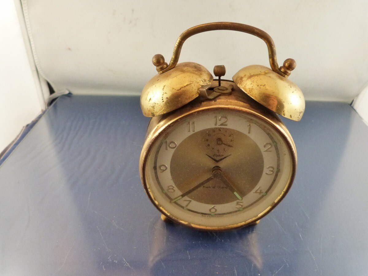 FISKER ALARM CLOCK "Mark of Quality" Made in Western Germany as is | eBay