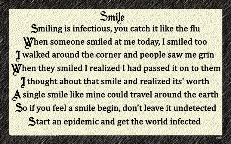 Infectious Smile Quotes