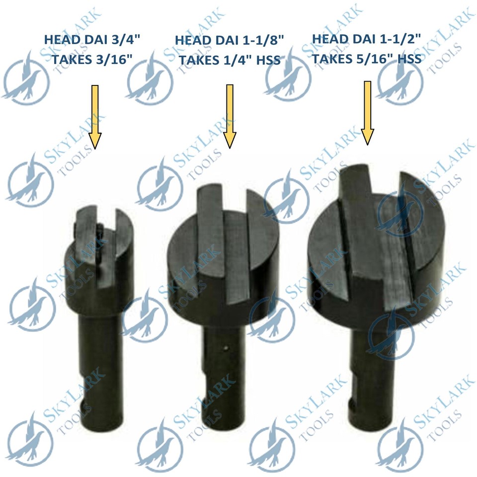 Fly Cutter Set 3pcs Milling Tool Holder 1/2" Shank with HSS Bits | eBay