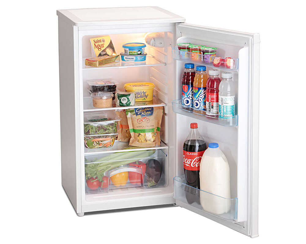 Iceking RL111EW 50cm White Under Counter Larder Freestanding Fridge ...