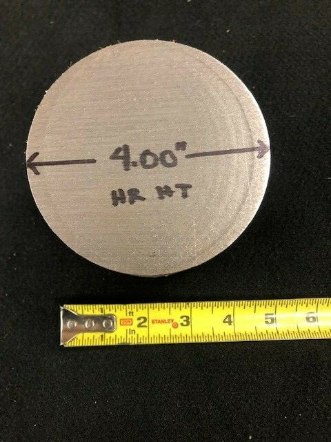 4.00"rd x 3.500" long steel 4140 HR HT 1 pc | eBay