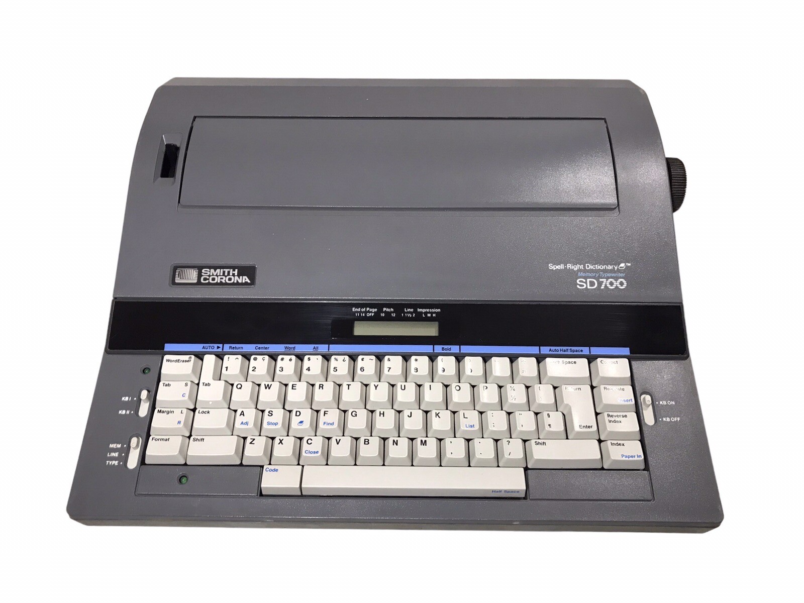 Smith Corona SD700 Memory Spell Right Electric Typewriter FOR PARTS OR ...