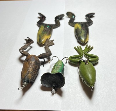Rubber Frog Fishing Lures Lot (5) | eBay
