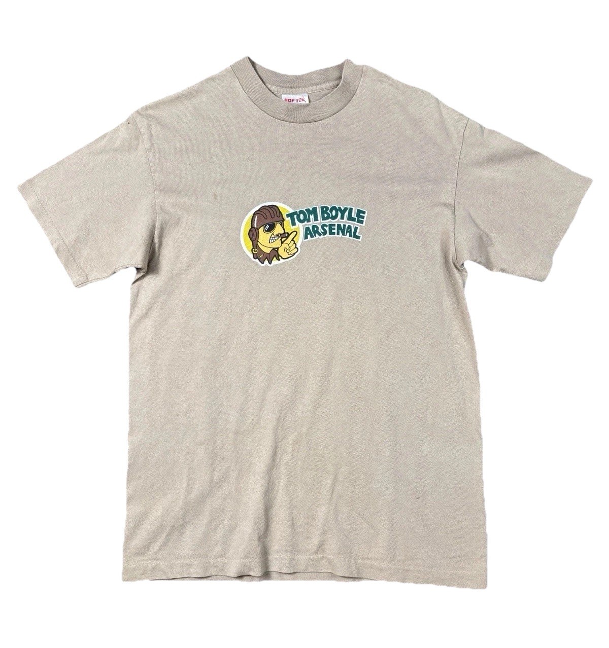 RARE VINTAGE TOM BOYLE ARSENAL SKATEBOARDING T-SHIRT … - Gem