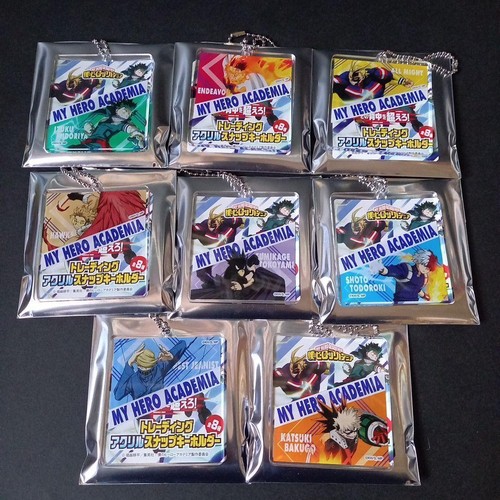 Katsuki Bakugo Etc. Snap Acrylic Key Chains, All 8 Types, Comp Set ...