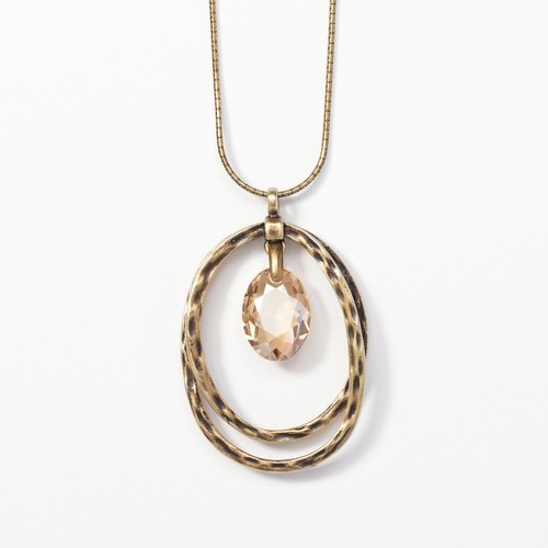 Touchstone Crystal ENTWINED PENDANT Necklace 34"adj BNIB RETIRED | eBay