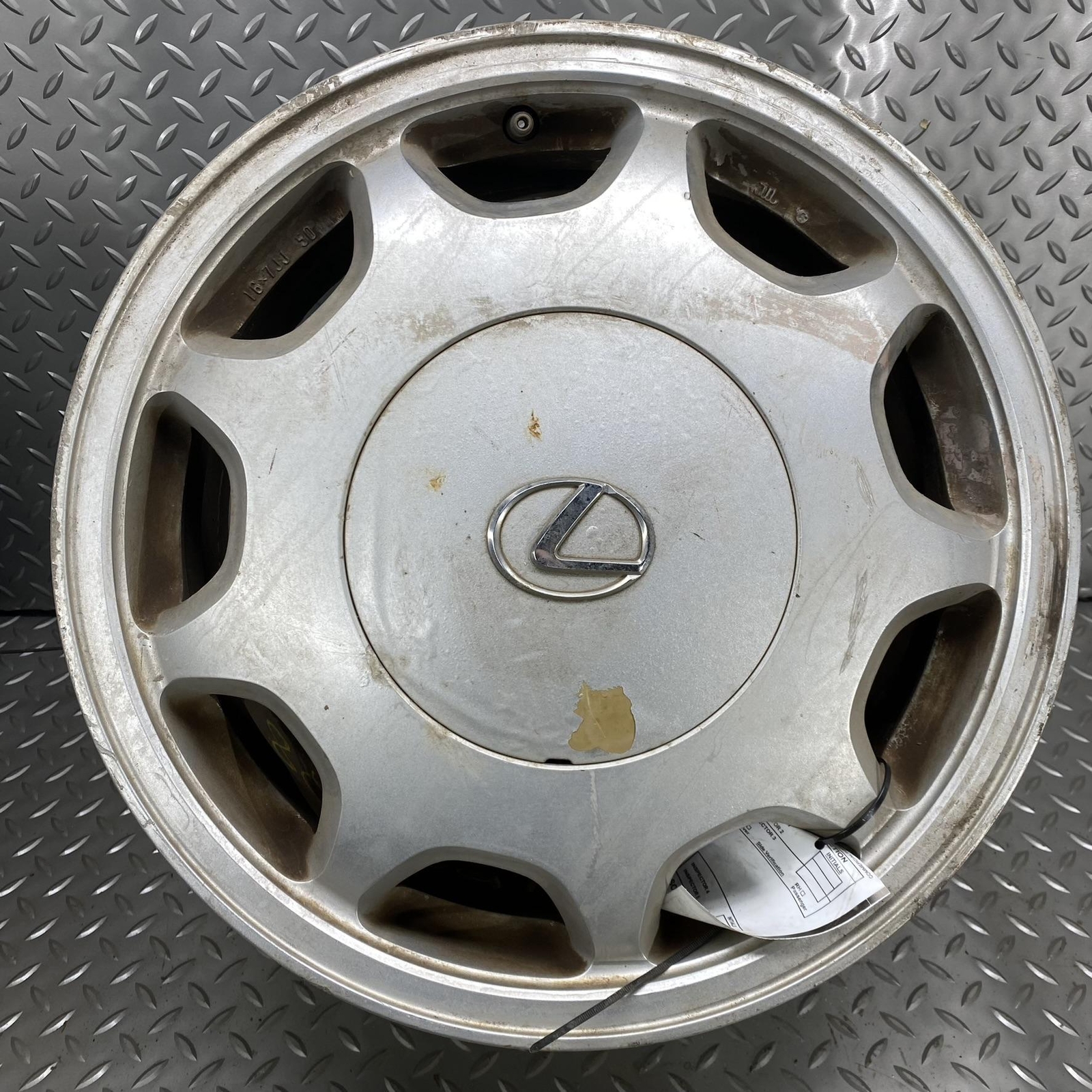 1993-1994 LEXUS LS400 Aluminum Wheel With Cap 16x7 Silver Painted Has ...