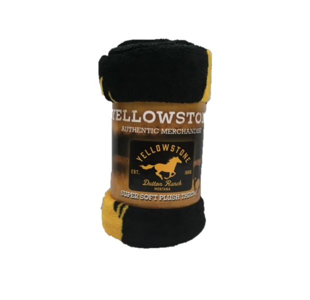 Yellowstone Dutton Ranch Montana Western Tv Show Fleece Throw Blanket ...
