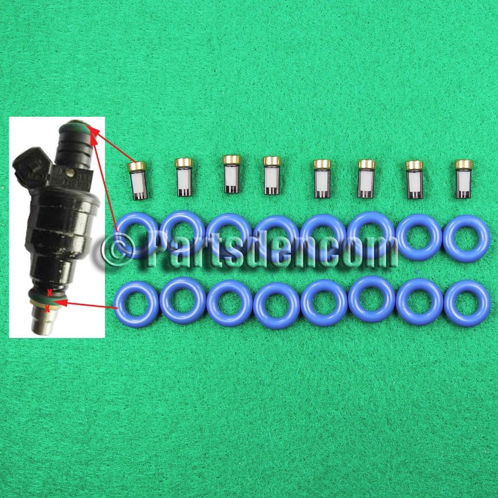 FUEL INJECTOR SERVICE KIT FITS HOLDEN COMMODORE VN VG V8 5.0L 88-91 ...