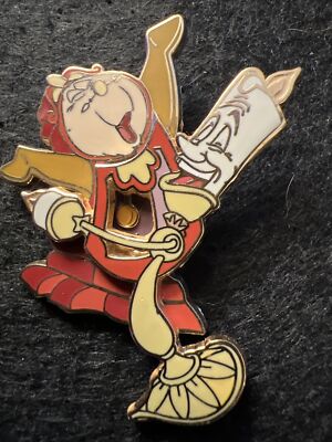 Disney Search For Imagination Event Dream Lumiere and Cogsworth Pin | eBay