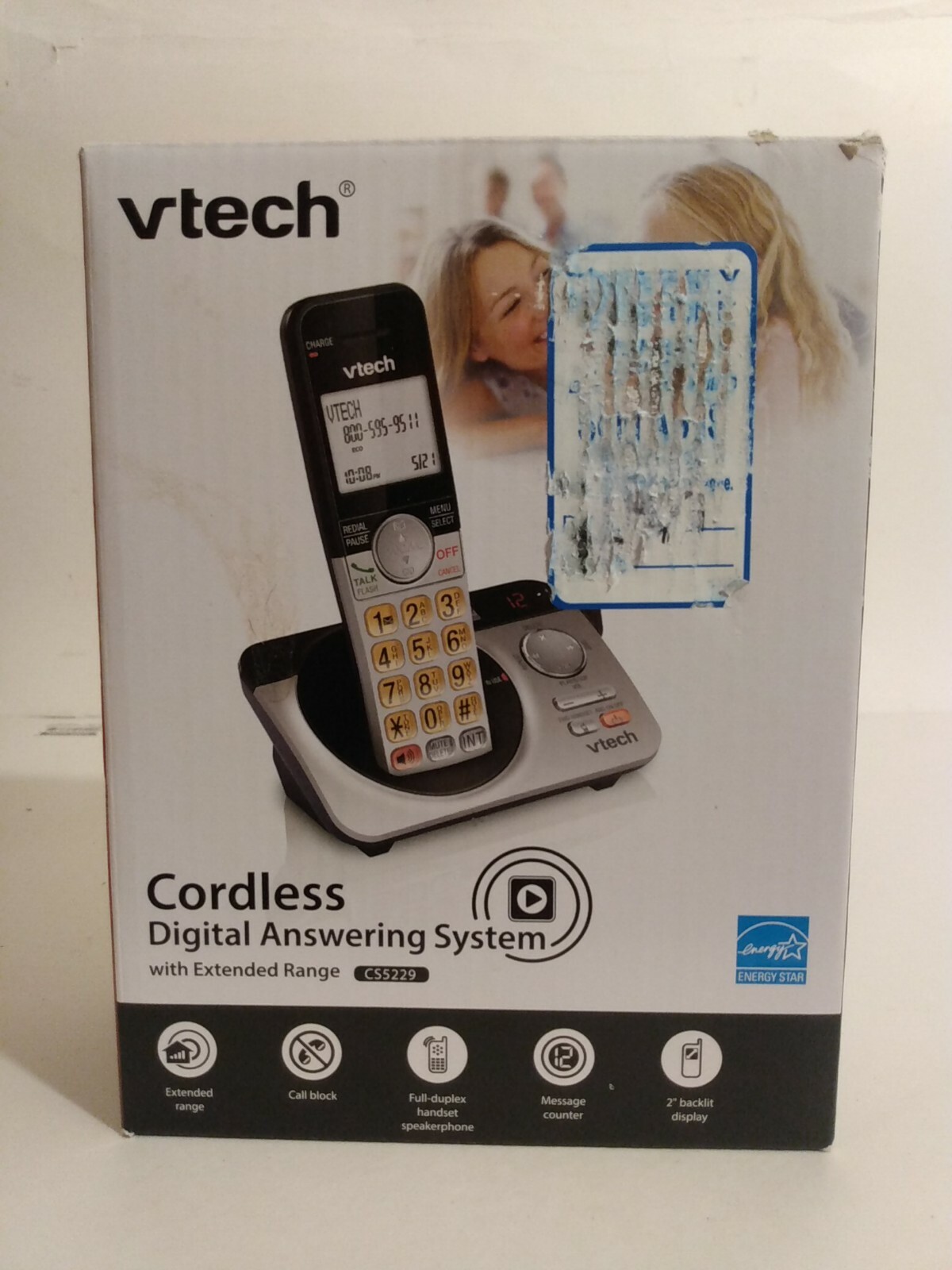 VTech Cordless Digital Answering System With Extended Range CS5229 In ...