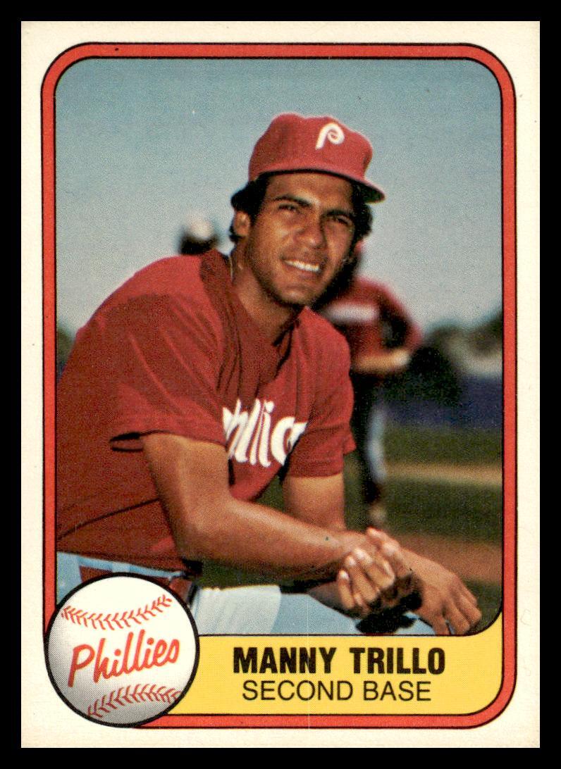 1981 Fleer #3 Manny Trillo Philadelphia Phillies | eBay
