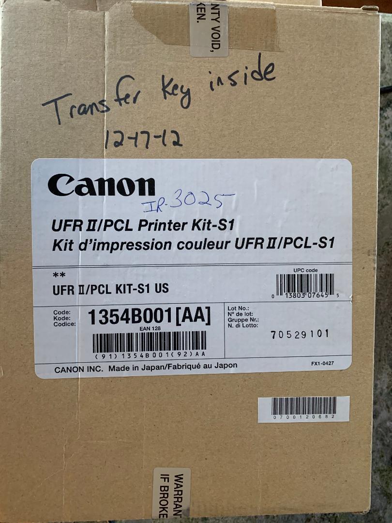 Canon IR 3025 Printer Kit S1 for sale online | eBay