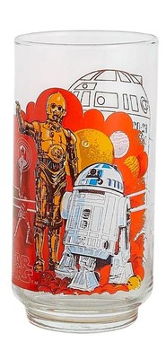 Original 1977 STAR WARS R2D2 & CP30 Glass BURGER KING & COCA-COLA RARE ...
