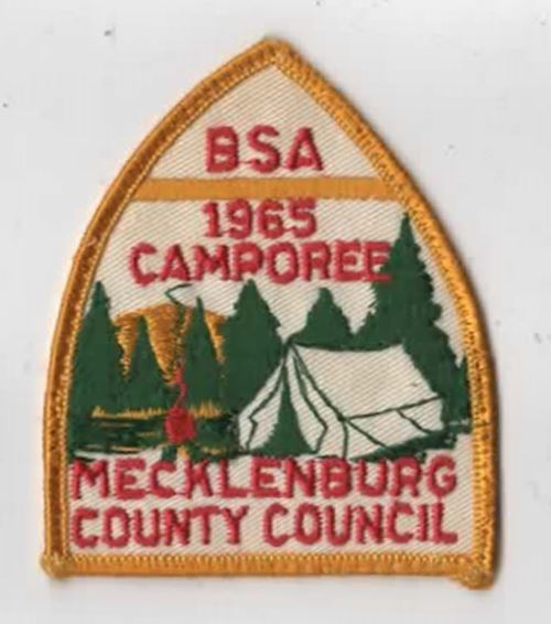 1965 BSA Camporee Mecklenburg County Council YLW Bdr. (SEWN) [YA1940 ...