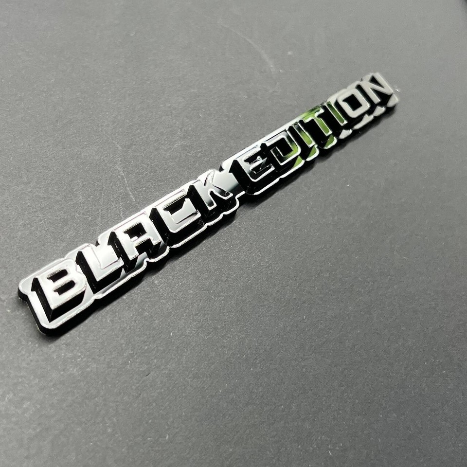 Black Edition Emblem Car Badges Badass 3D Sticker Decal Multicolor | eBay