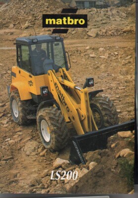Matbro "LS200" Wheel Loader Shovel Brochure Leaflet | eBay UK
