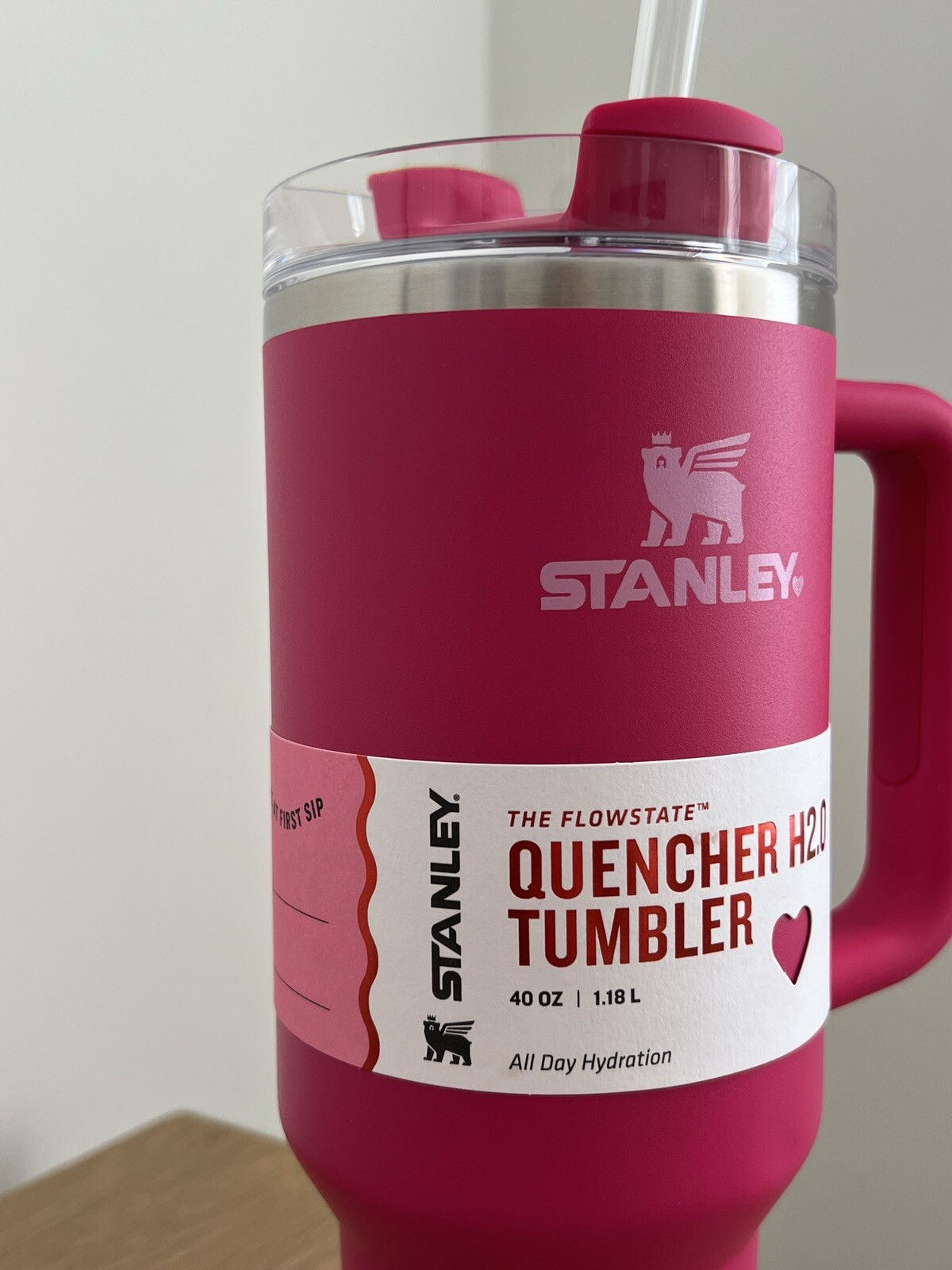 Stanley Cup Valentine’s Day Cosmo Pink Tumbler 40 Oz (Target Exclusive ...