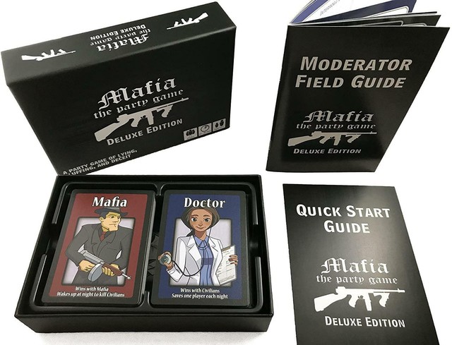 Mafia The Party GAME Deluxe Edition 47 Unique Roles on 84 Role Cards 6. ...
