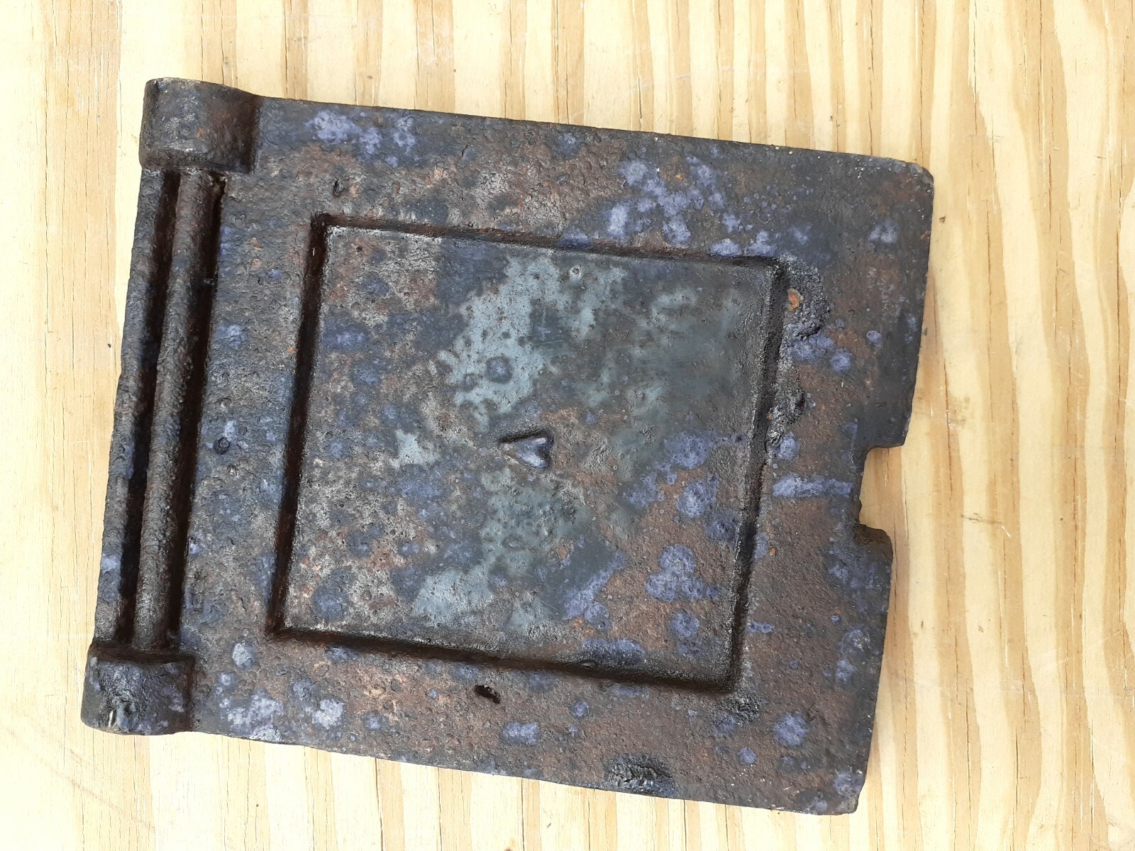Vintage Old Style Cast Iron Water Meter Cover old rare 1950's Mansfield ...