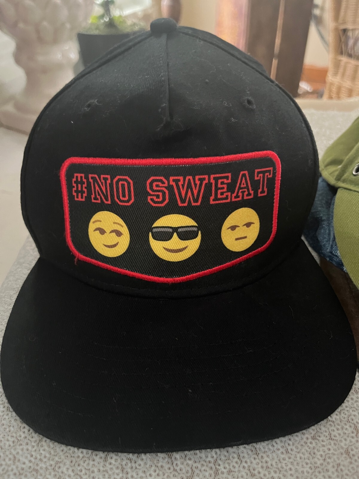 2018 No Sweat Emojis Base Ball Cap Hat Youth Snapback… - Gem