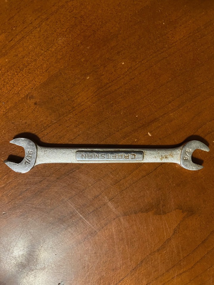 Craftsman 3/8'' X 7/16'' SAE Double Open End Wrench 44572 -V- USA | eBay