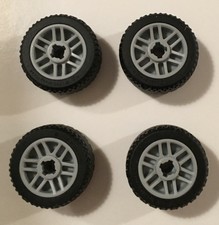 Lego 21x9 9 Black Tire Normal / Narrow (10x) 6029208 Brick 11209 for ...