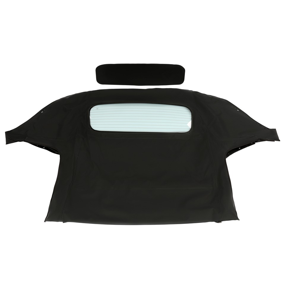 For Mazda Miata Convertible 1990-2005 Black Heated Glass Window & Soft ...