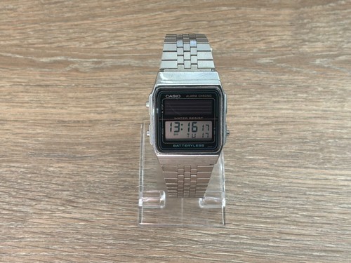 Casio AL-180 Vintage 1987 Module 668 Alarm Solar Powered Watch Rare ...