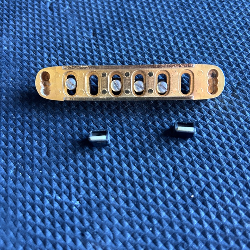 1982-83 Gibson Gold 9 Point Tune-O-Matic Bridge for Explorer 2 E2 ES ...