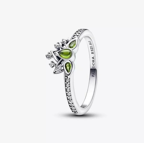 *BRAND NEW* Pandora Disney Princess Green Crystal Tiana Tiara Ring Size ...