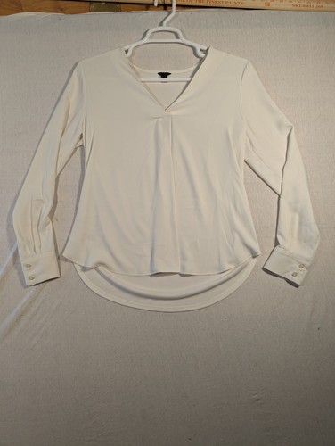 # Ann Taylor", Long Sleeve, Cream color Blouse, Medium | eBay