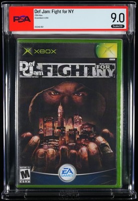 PSA 9.0/B Def Jam Fight for NY (Microsoft Xbox) New Y-Fold SEALED, EA ...