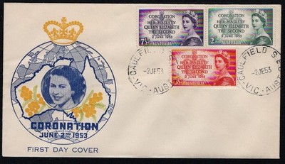 1953 CORONATION ON ROYAL FIRST DAY COVER - UNADDRESSED (RU10483) | eBay