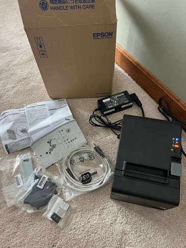 Epson TM-T20III Monochrome Thermal POS USB Printer C31CH51001 Square ...