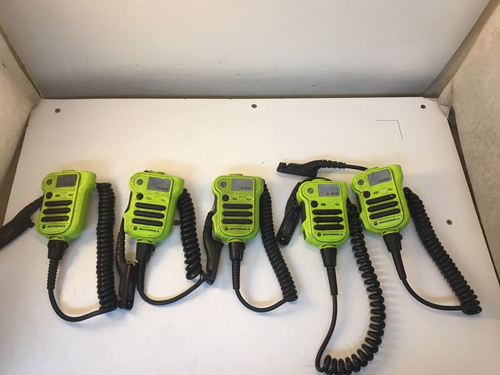 (5) Motorola XE RSM Remote Speaker Microphones NNTN8203A UNTESTED SOLD ...