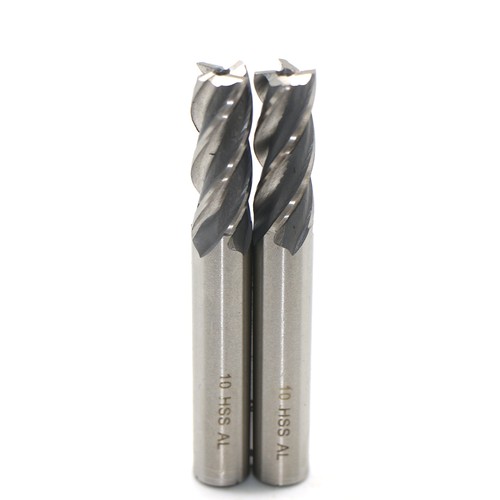 2pcs 10mm HSS CNC Straight Shank 4 Flute End Mill Cutter Drill Bit 10mm ...