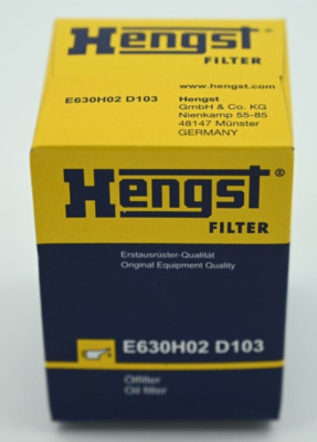 HENGST Engine Oil Filter P/N E630H02 D103 | eBay