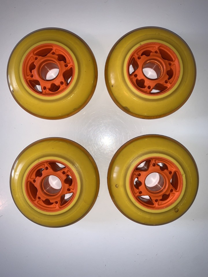 Hyper Hockey Duality 72mm 76A Inline Skate Wheels Micro Bearing Hub 4 ...