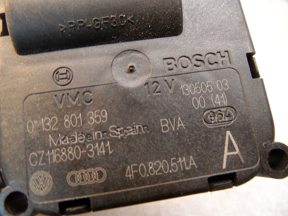 4F0820511A Original Audi A6 4F Actuator Motor Climate Heater | eBay ...