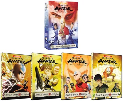 Avatar: Last Airbender Complete Book one and two Collection (DVD) | eBay