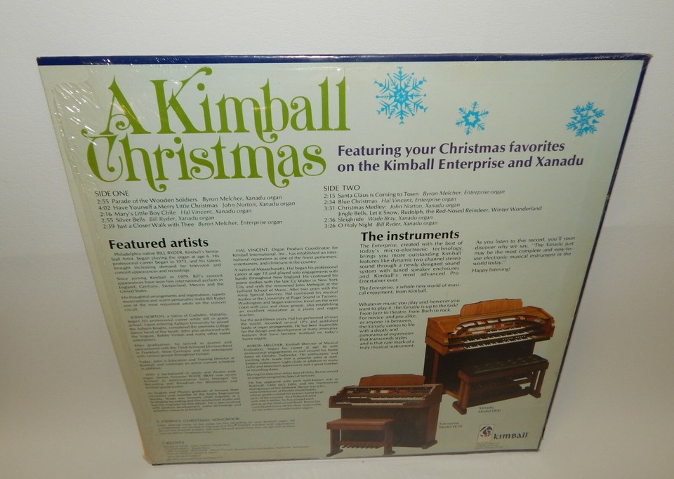Kimball Christmas Vinyl LP Record Album | eBay