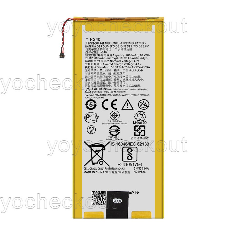 For Motorola Moto G5 Plus XT1681 Replacement Battery HG40 SNN5984A Tool ...