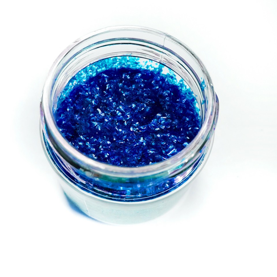 Blue Edible Glitter - 1/4 oz - Food Product - FDA approved Kosher Vegan ...
