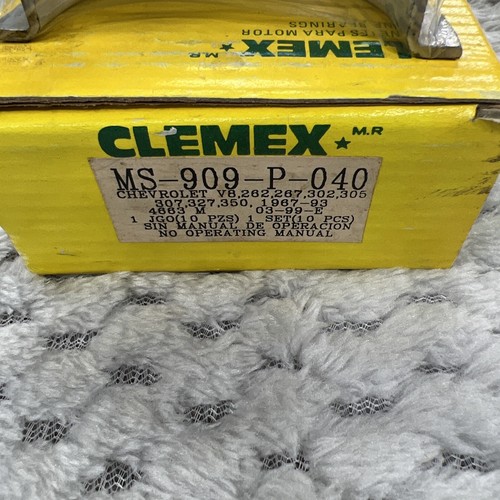 SBC Chevy 262 267 302 305 307 327 350 Clemex (Clevite) Main Bearings ...