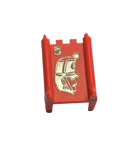 Vintage 1977 Stratego Red #5 Captain Army Piece Classic Board Game ...