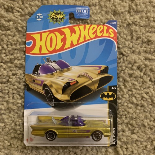 Hot Wheels DC Batman TV Series Batmobile Gold Color | eBay