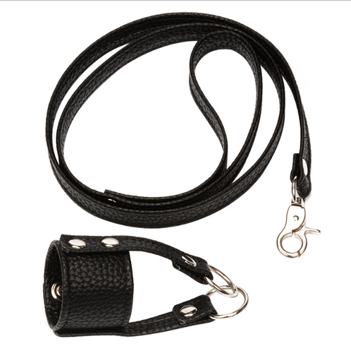 Quality PVC Leather Scrotum Leashes Ball Stretcher Leash Lead | eBay